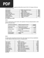 Manufacturing Trial Balance | PDF | Cost Of Goods Sold | Debits And Credits
