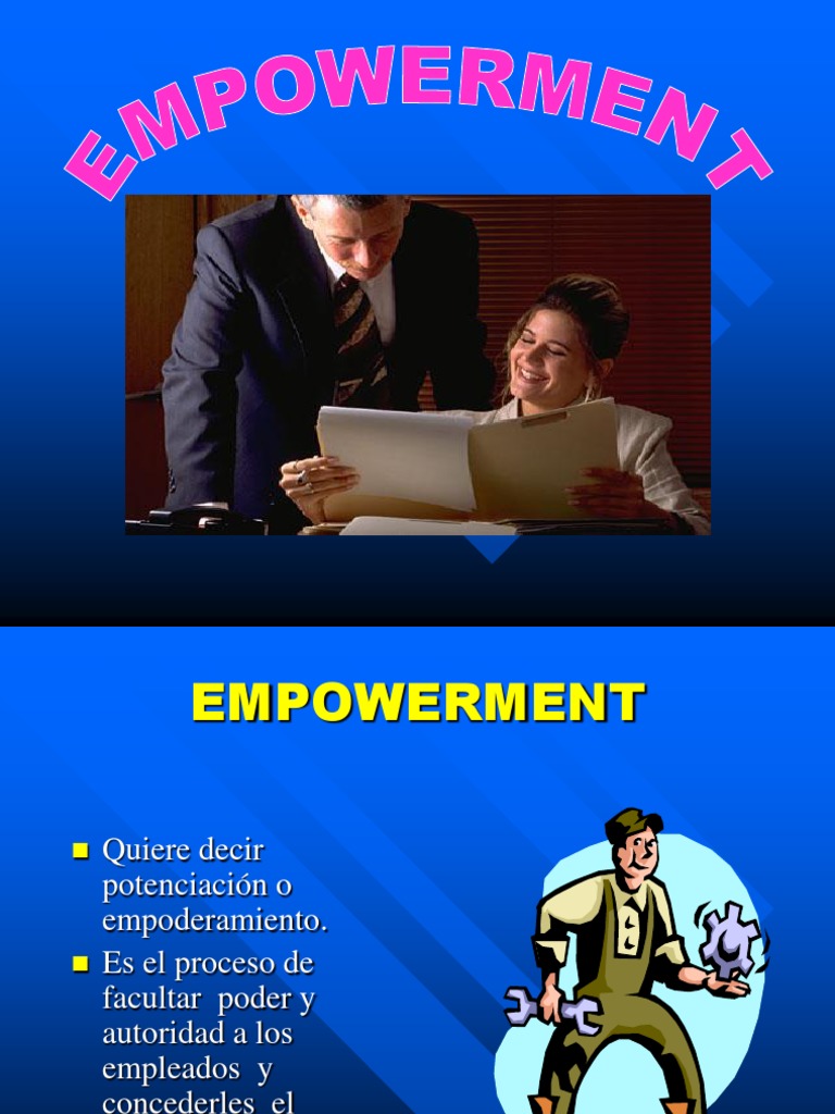 Empowerment | PDF | Empoderamiento | Toma de decisiones