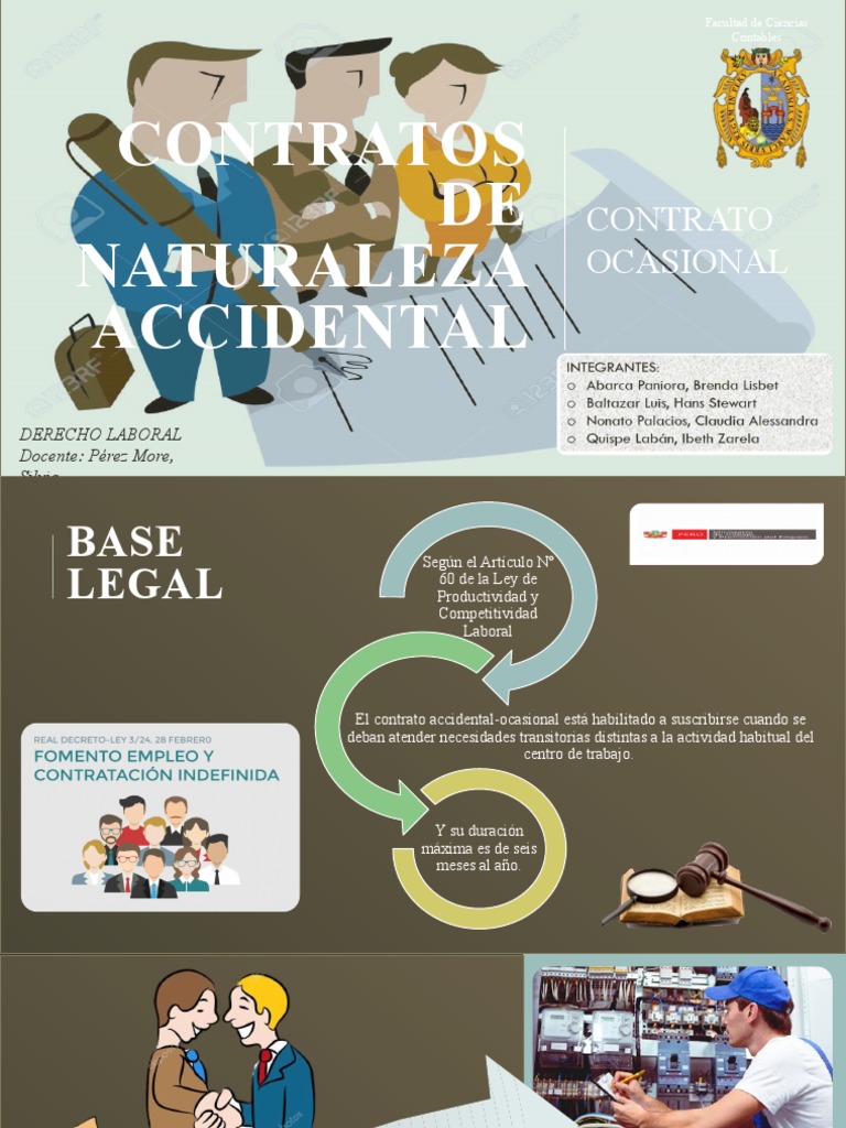 Contrato Ocasional | Descargar gratis PDF | Derecho laboral | Justicia