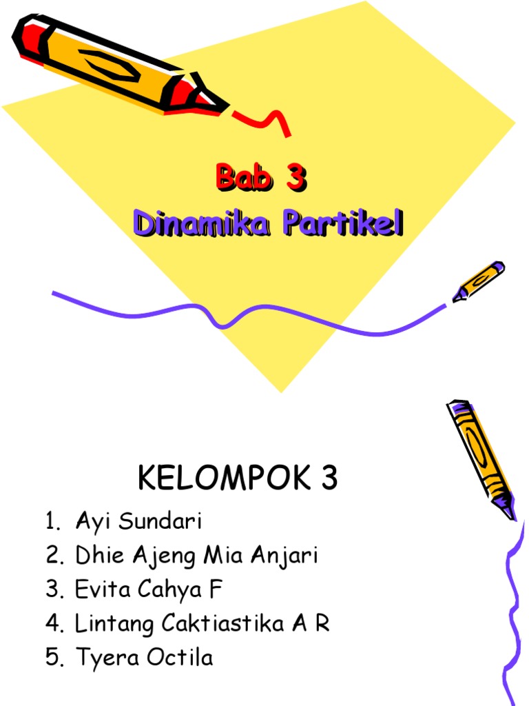 Bab 3 Dinamika Partikel | PDF