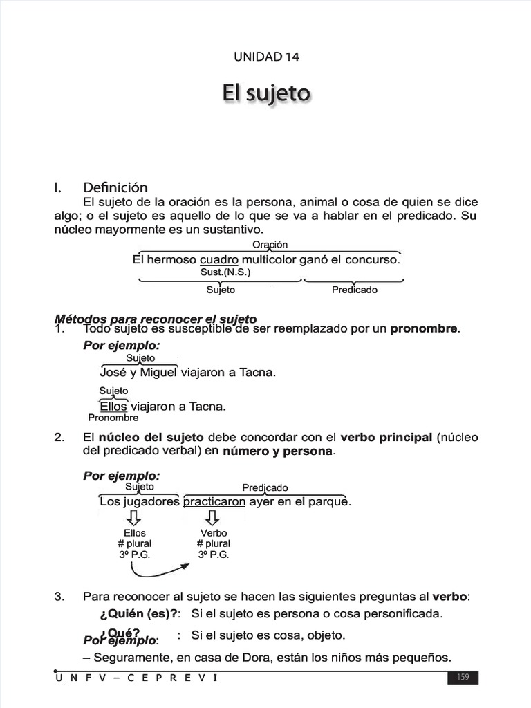 PDF Lenguaje 14pdf Compress | PDF | Asunto (gramática) | Predicado ...