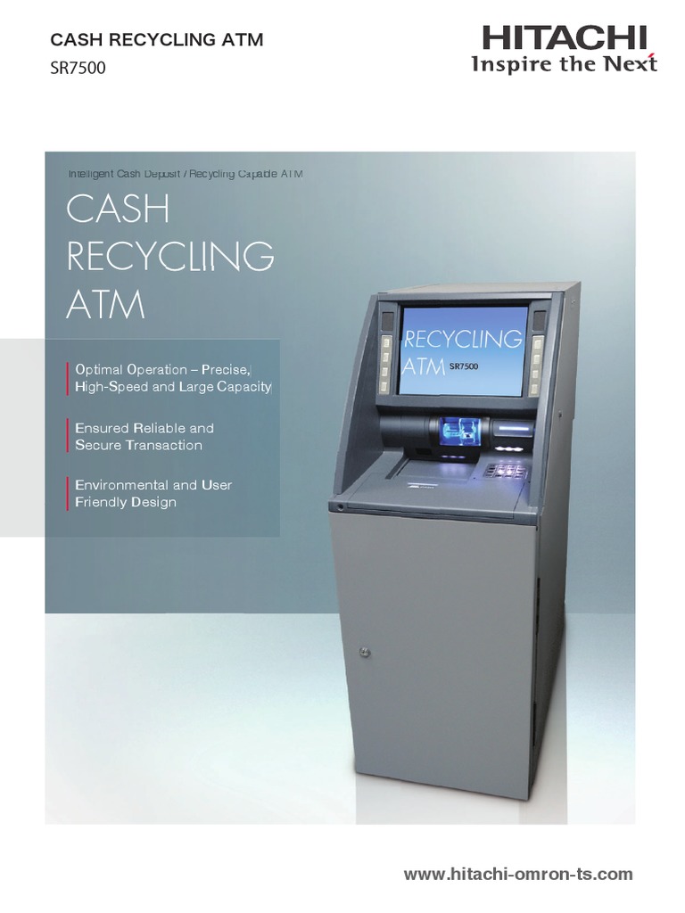 Cash Recycling Atm SR7500 | PDF | Automated Teller Machine | Personal ...