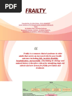 Rockwood. Theou 2020. Clinical Frailty Score | PDF | Dementia | Geriatrics