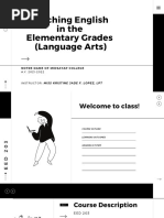 TEACHING ENGLISH IN THE ELEMENTARY GRADES Language Arts Module 1 PDF ...