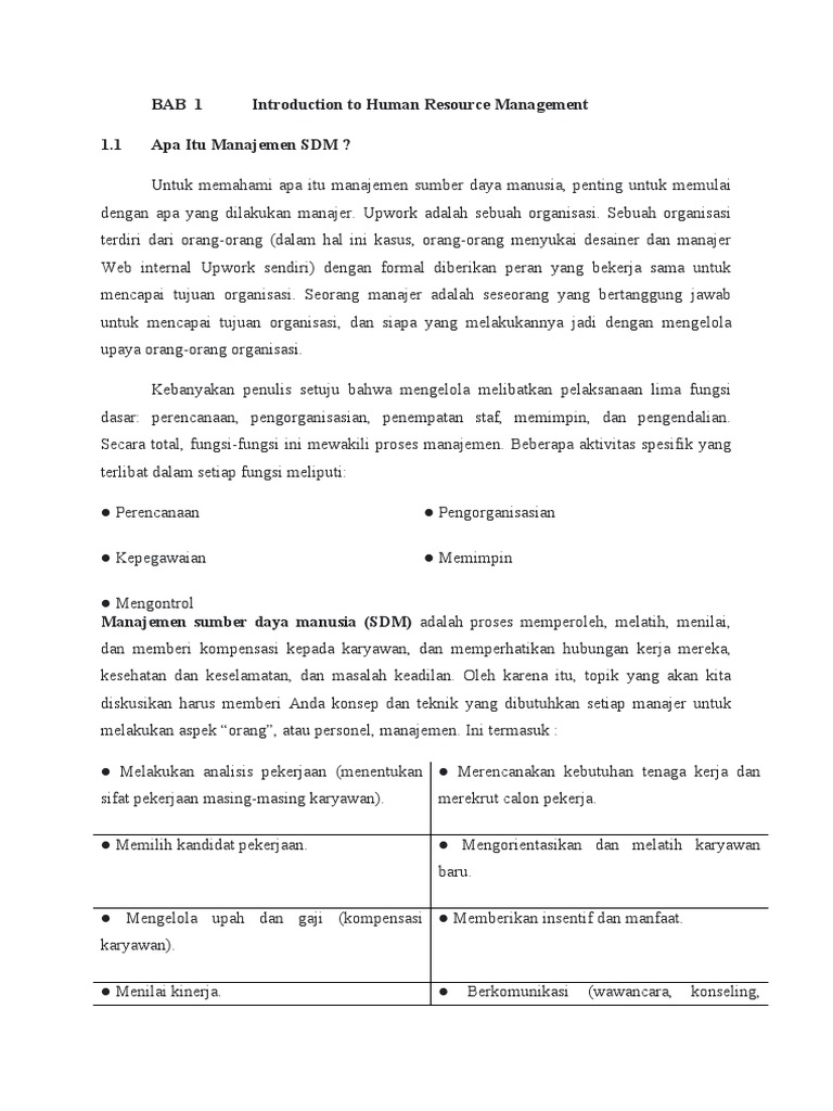 Bab 1 Sub Bab 1 Dan 2 | PDF
