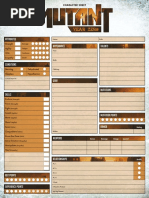 (SiS) MtA Character Sheet Mark Zeringue | PDF