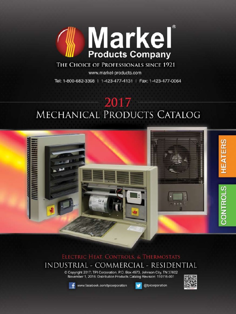 2017 Markel Mechanical Heat | PDF | Natural Gas | Building Insulation