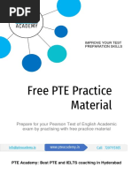 Pearson PTE Academic Practice Tests | PDF | Multiple Choice | Essays