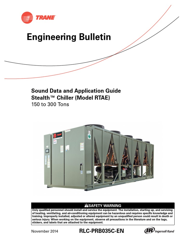 Engineering Bulletin: Sound Data and Application Guide Stealth™ Chiller ...