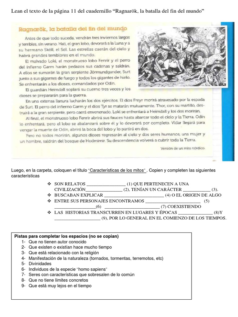 Tarea De Lengua 7mo Grado Practica Pdf