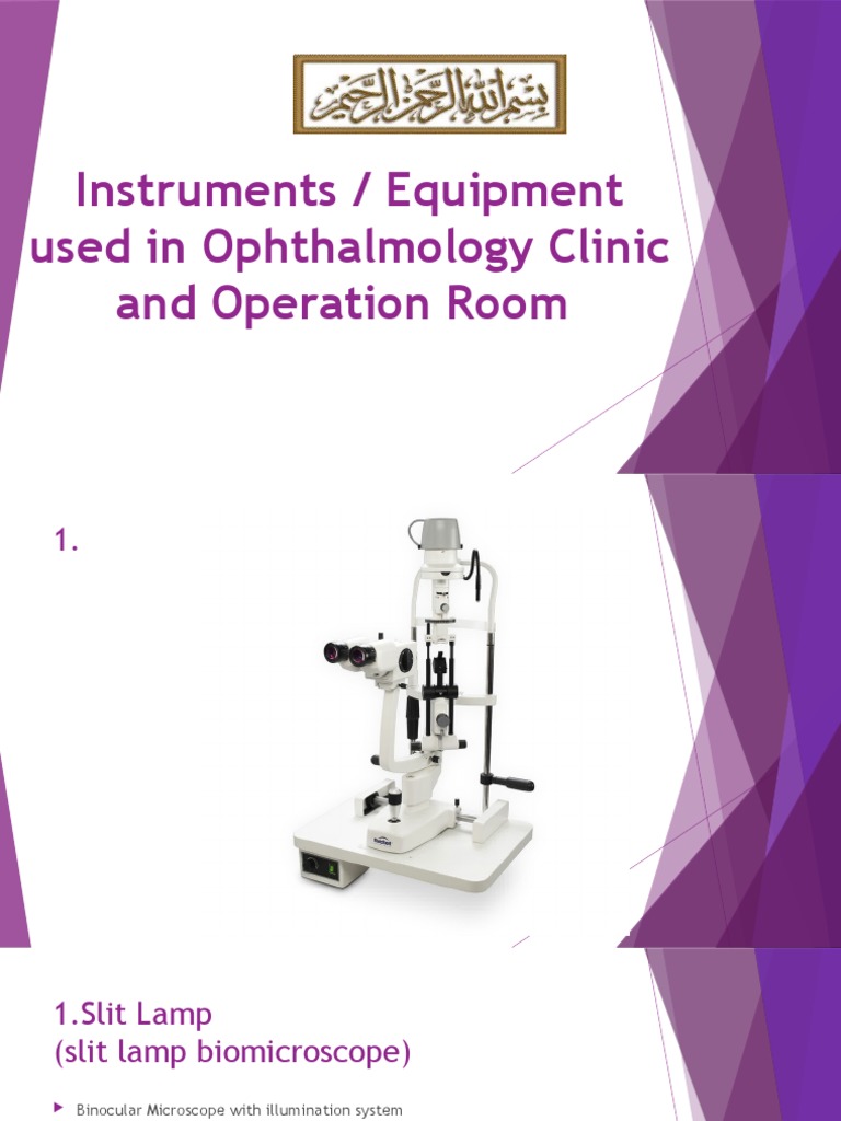 CS2 Ophthalmic Instrumetns New | PDF | Optics | Equipment