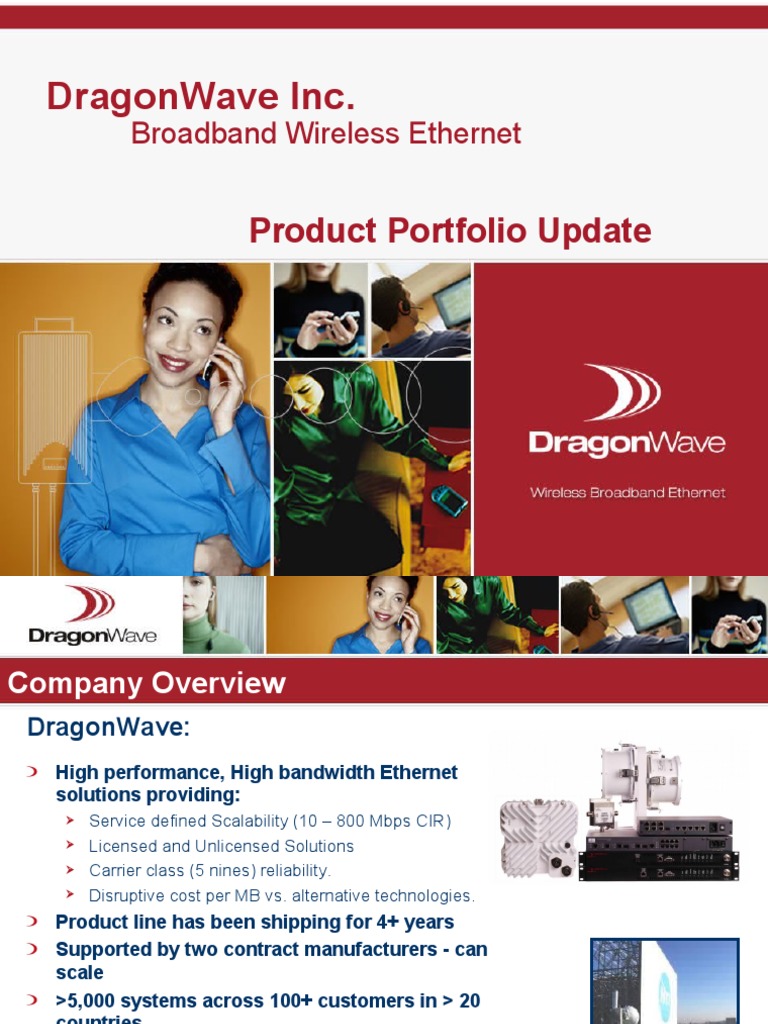 DragonWave Ethernet Solutions Update | PDF | Ethernet | Voice Over Ip