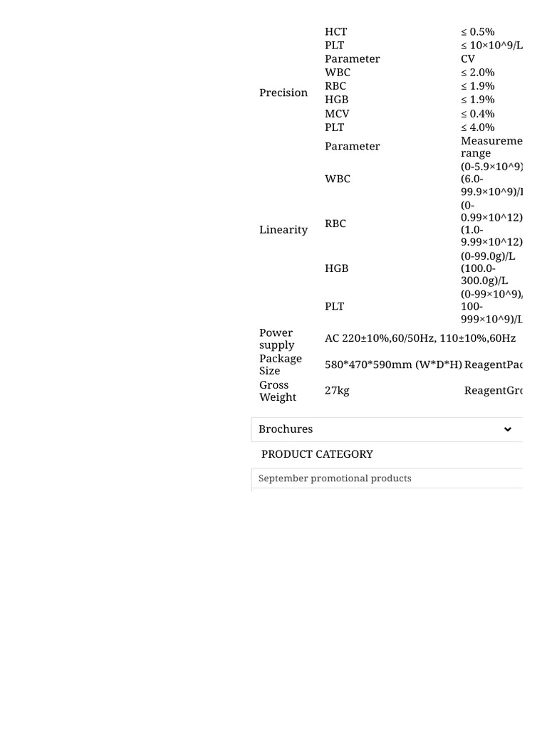 BK-6190 Auto Hematology Analyzer - Buy BIOBASE | PDF