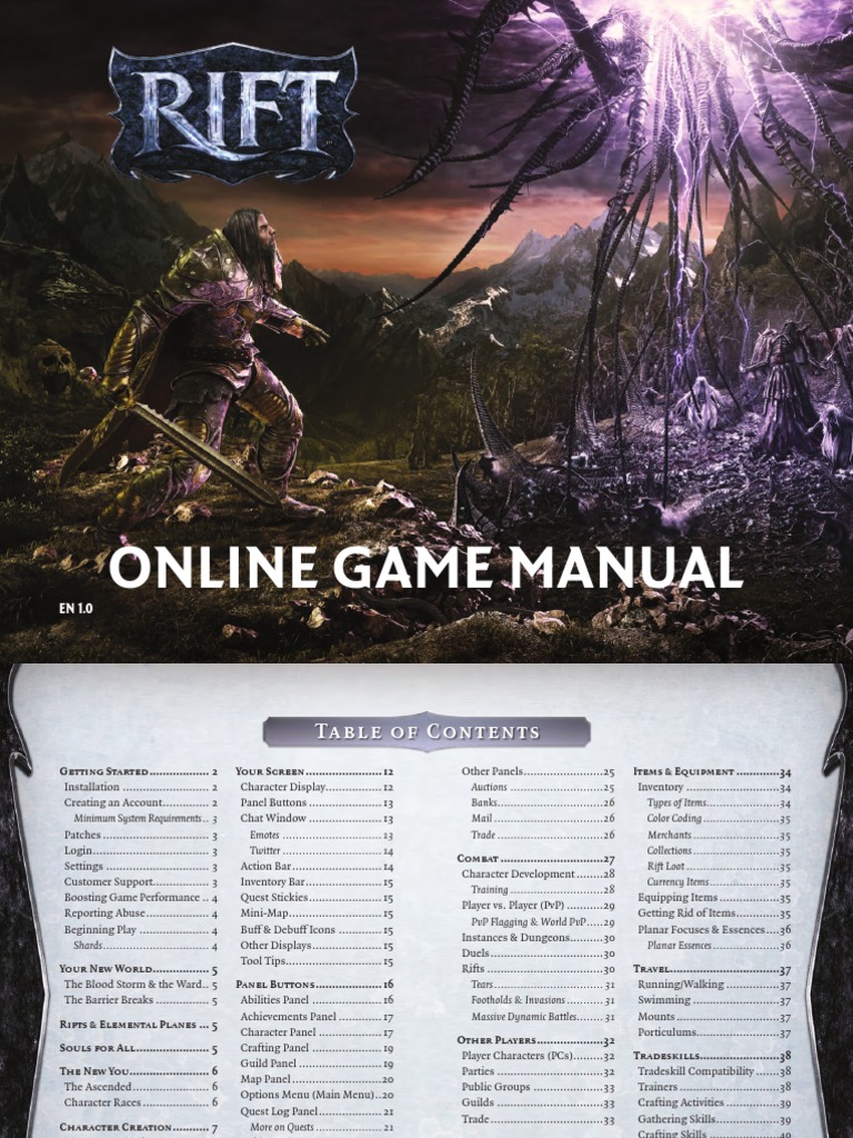 Online Game Manual | PDF | Leisure