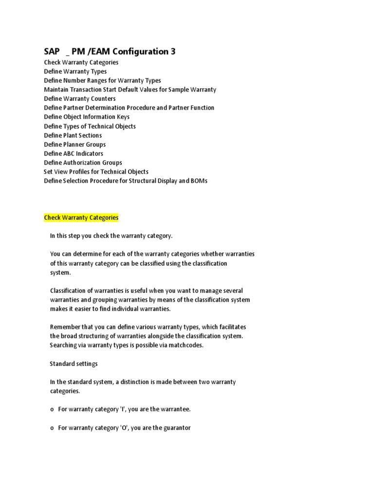 SAP PM Configuration 3 | PDF | Subroutine | Information Technology