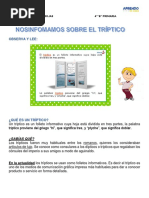 Partes y características del tríptico | PDF