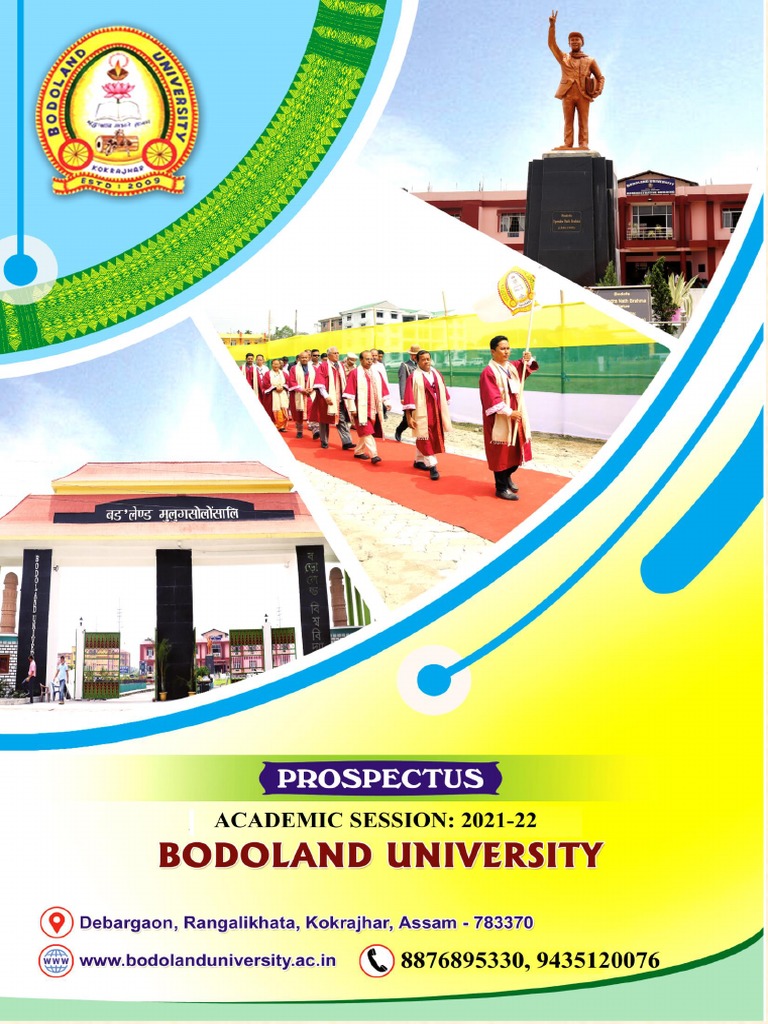 Bodoland University Admission Prospectus 2021 | PDF | University And ...