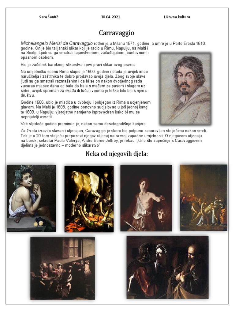 Caravaggio | PDF