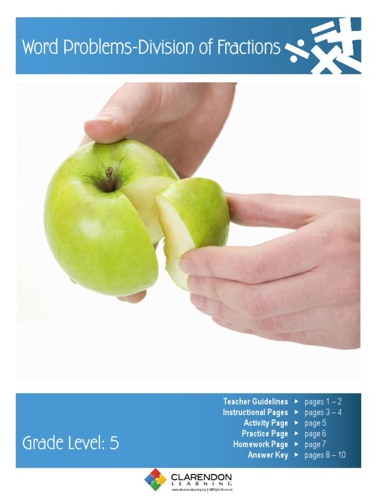 Word Problems Division of Fractions Lesson Plan | PDF | Lesson Plan ...