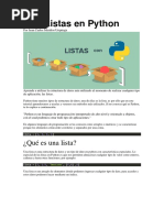 Clase 2 - Listas y Tuplas | PDF | Python (lenguaje de programación) | Tipo de datos