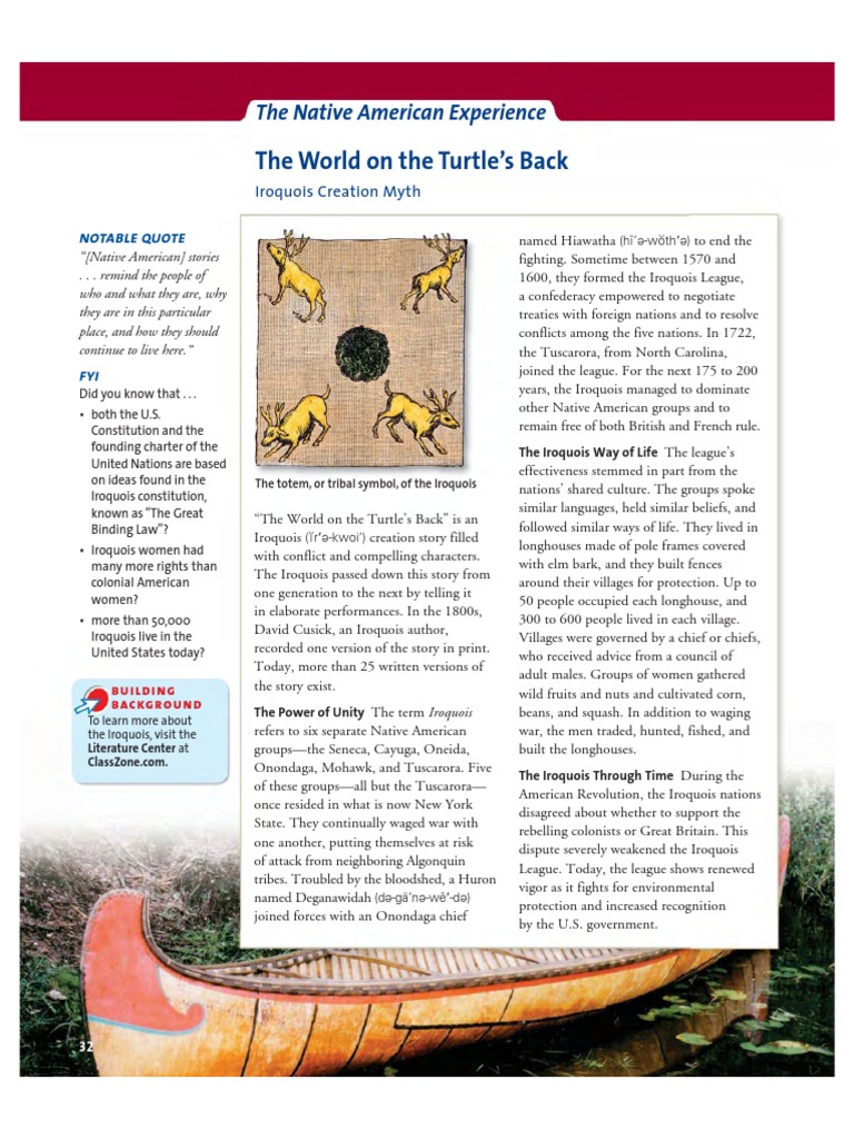 Native American Myths | PDF | Iroquois | Trickster