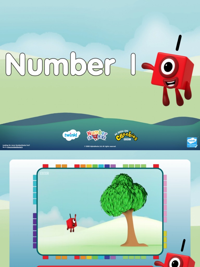 Numberblocks Number One PowerPoint | PDF