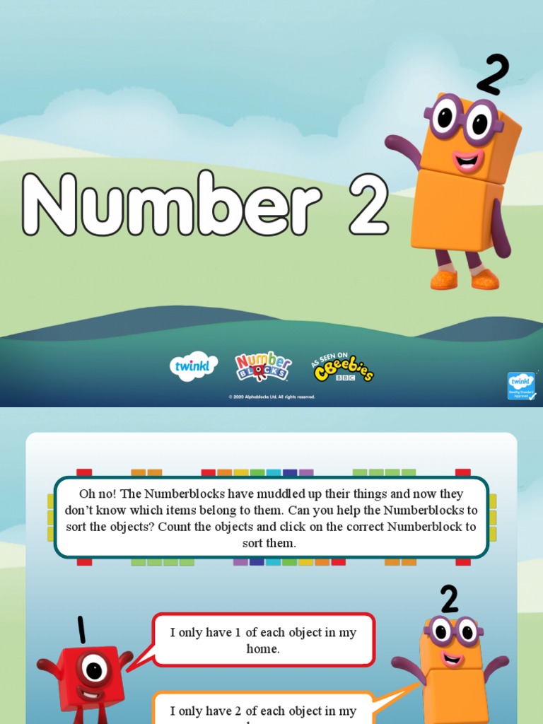 Numberblocks Number Two PowerPoint | PDF