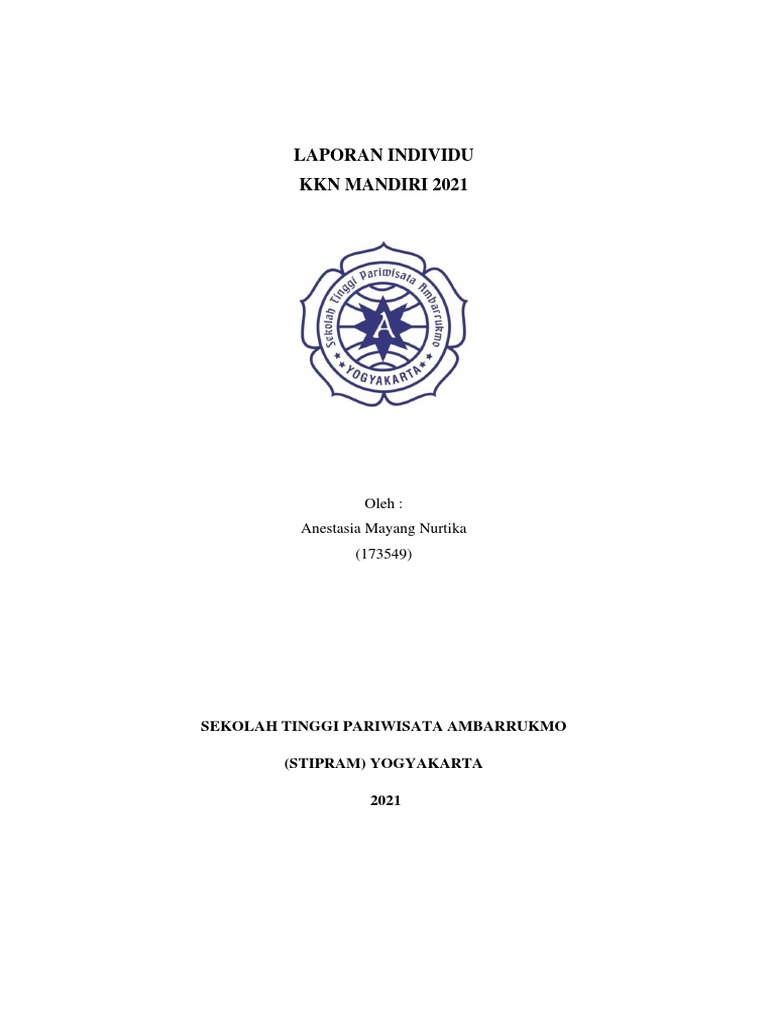 LAPORAN KKN MANDIRI ANES-dikonversi | PDF