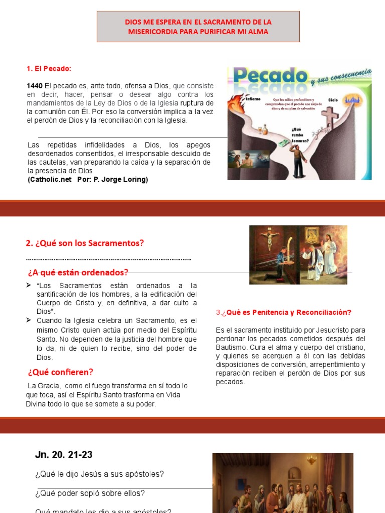 2do Dios Me Espera en El Sacramento de La Misericordia para Purificar ...