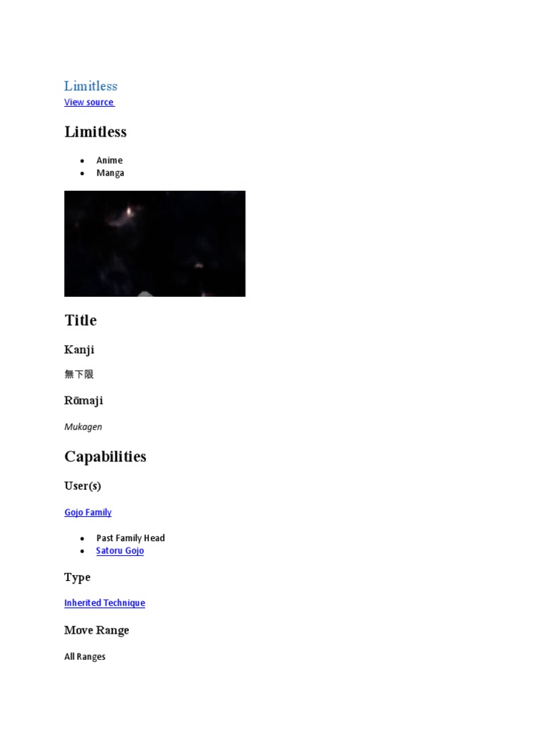 Limitless Technique | Download Free PDF | Infinity | Mathematical Objects