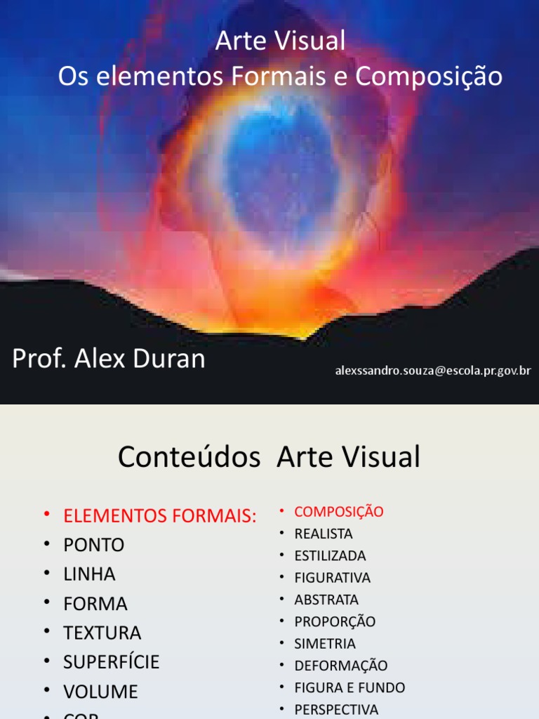 Elementos Formais e Composição Arte Visual | PDF | Cor | Pinturas