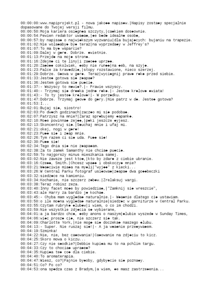 Sex and The City S6E08 - The Catch (RavyDavy) | PDF