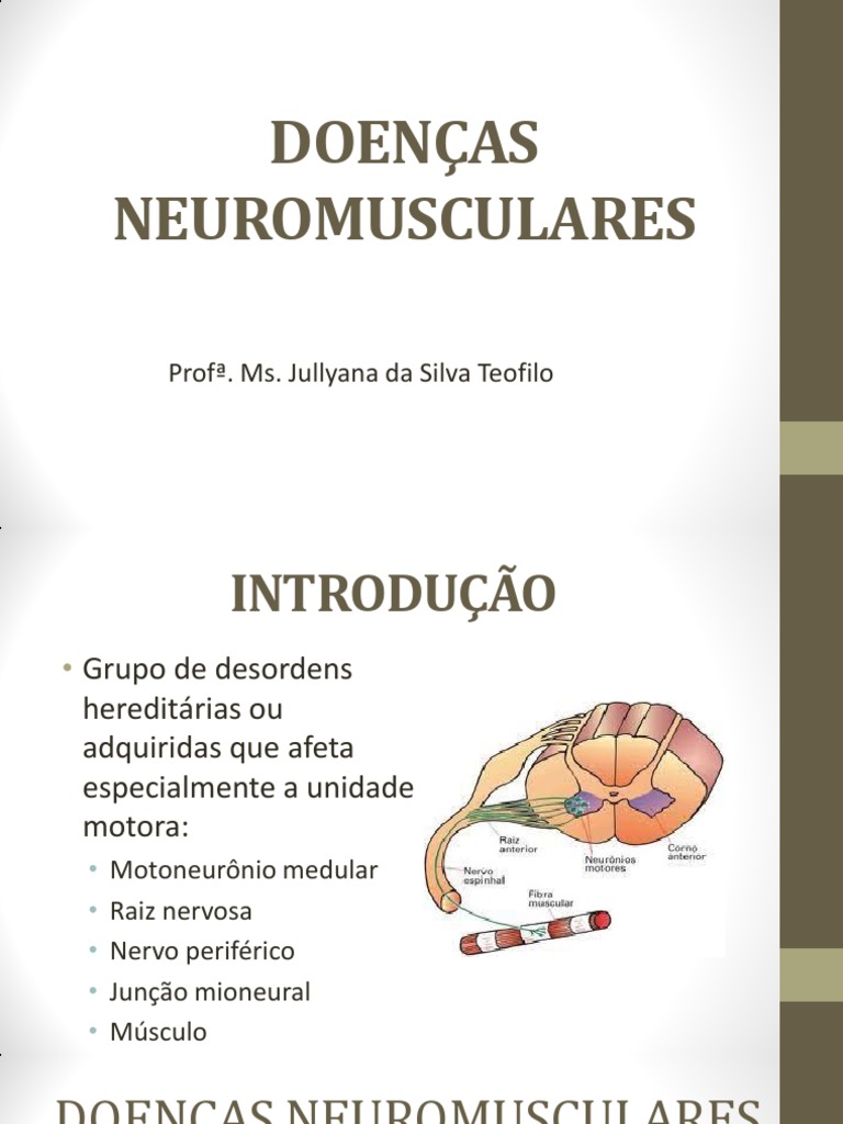 Aula 7 - Doenças Neuromusculares | PDF | Distrofia muscular | Medicina ...