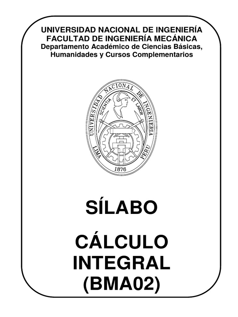 Cálculo Integral 2020-I | PDF | Integral | Límite (Matemáticas)