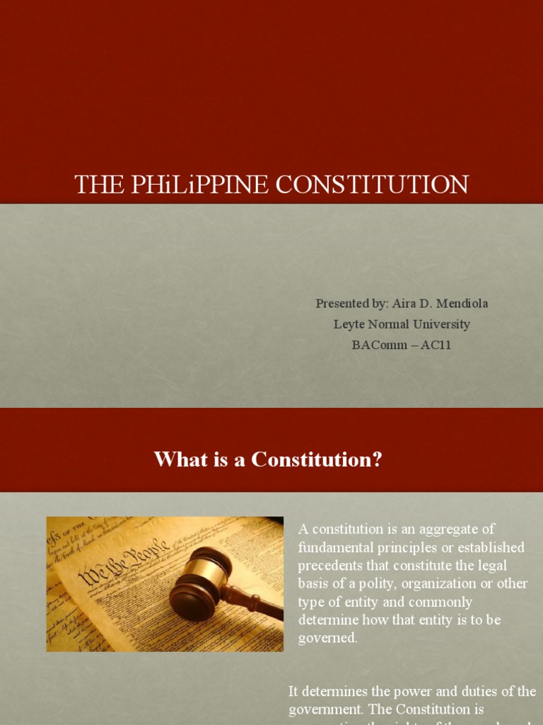 Evolution of Philippine Constitution | PDF | World Politics | President ...