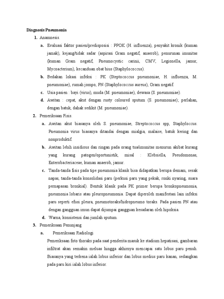 Diagnosis Pneumonia Lo 2 B Pdf Sains Matematika