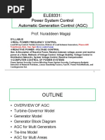 Module2 Automatic Generation Control | PDF | Electric Power System | Electric Generator