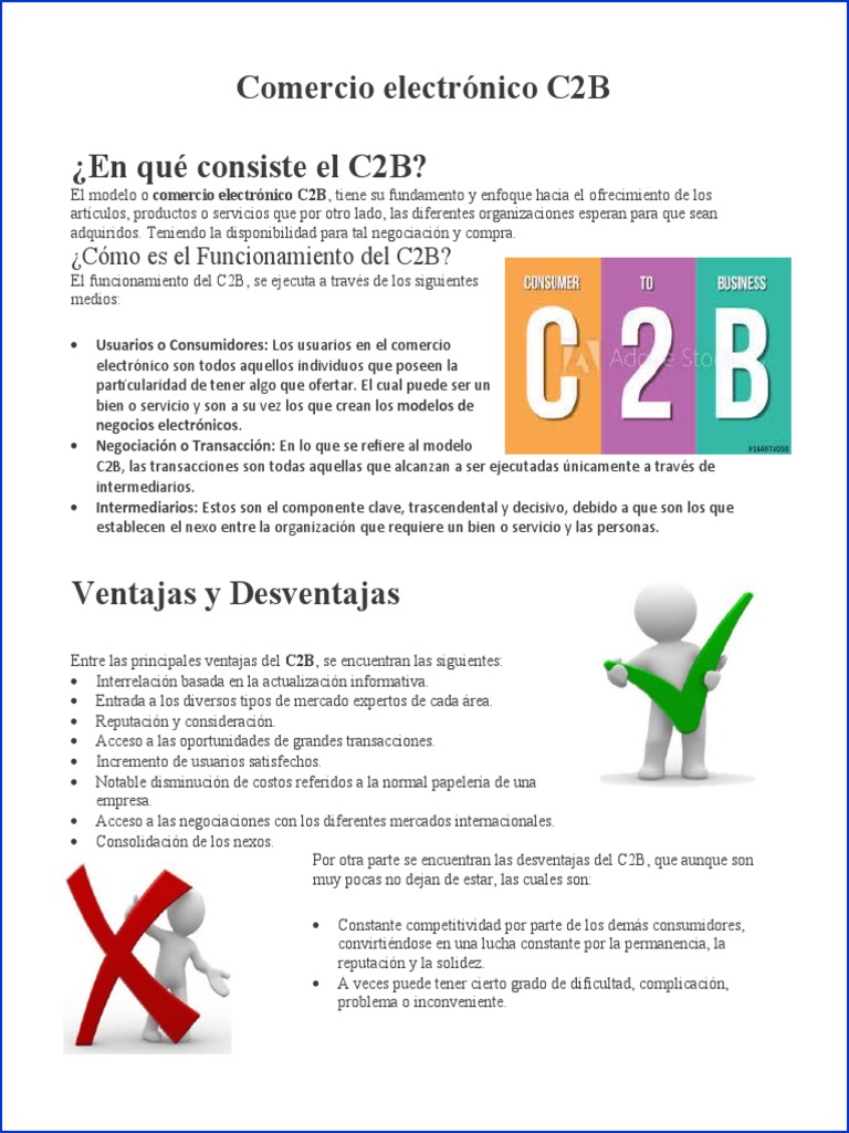 Comercio C2B | PDF | Comercio electrónico | Mercado (economía)