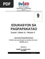 ESP9 Q2 Module 1 | PDF