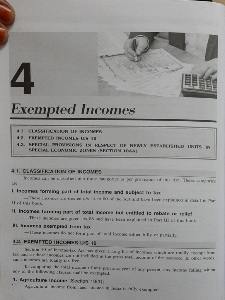 Exempted Income 1 | Download Free PDF | Pension | Salary