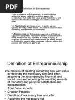 Introduction to Entrepreneurship Notes | PDF | Entrepreneurship ...