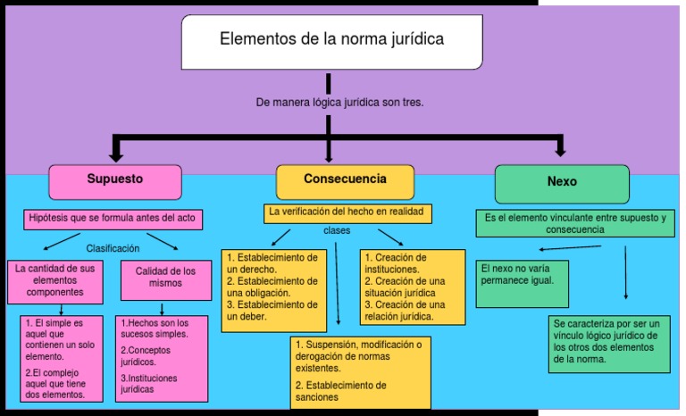 Elementos de la norma jurídica | PDF