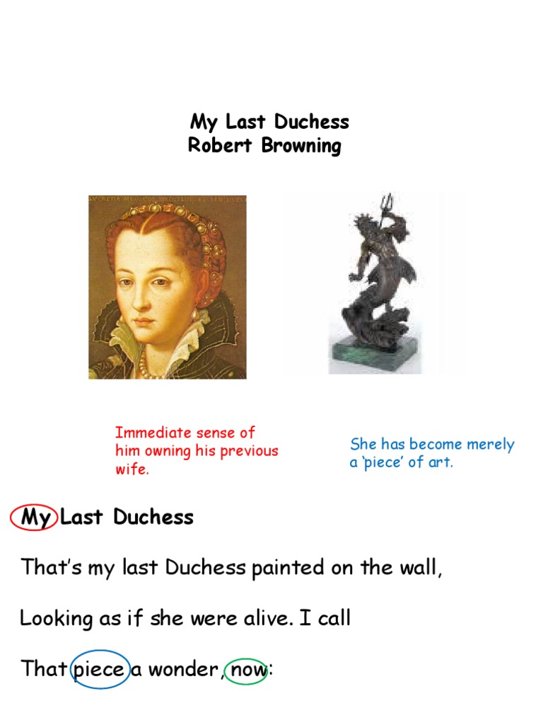 My Last Duchess PP Annotated JK | PDF