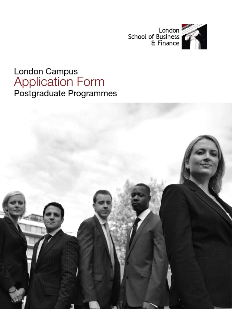 Application Form: London Campus Postgraduate Programmes | PDF