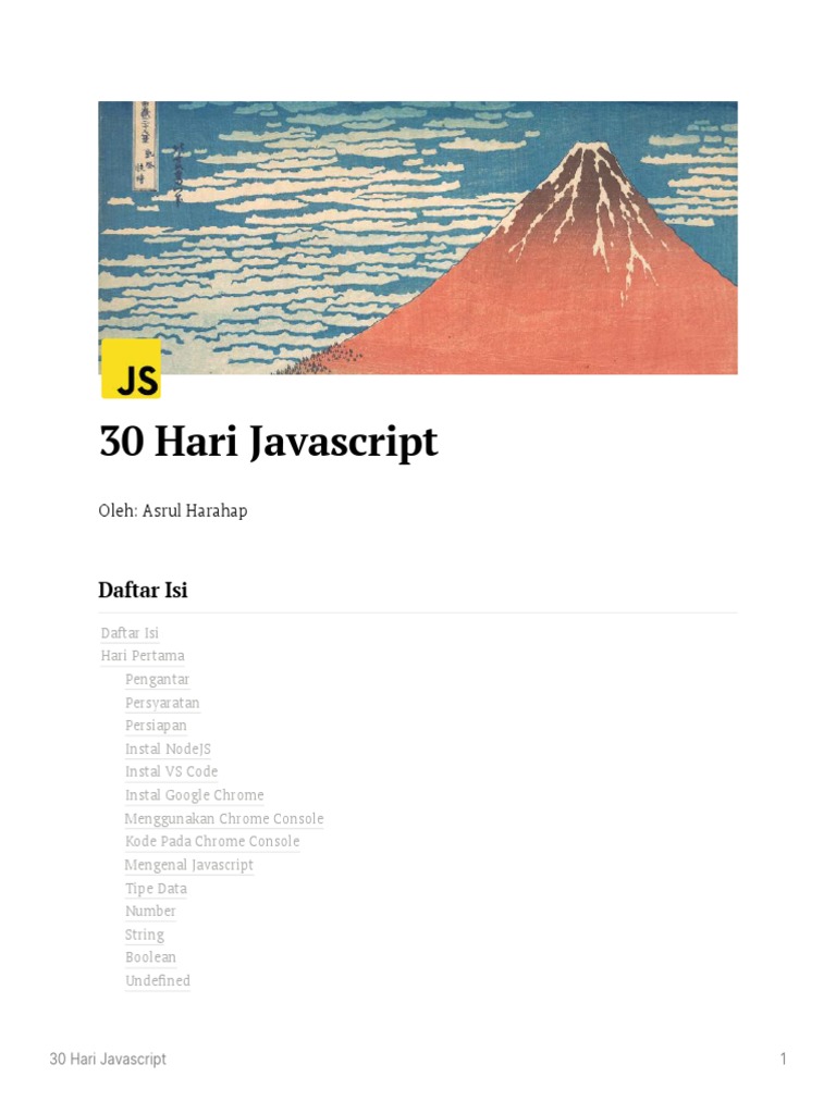 30 Hari Javascript-Compressed | PDF