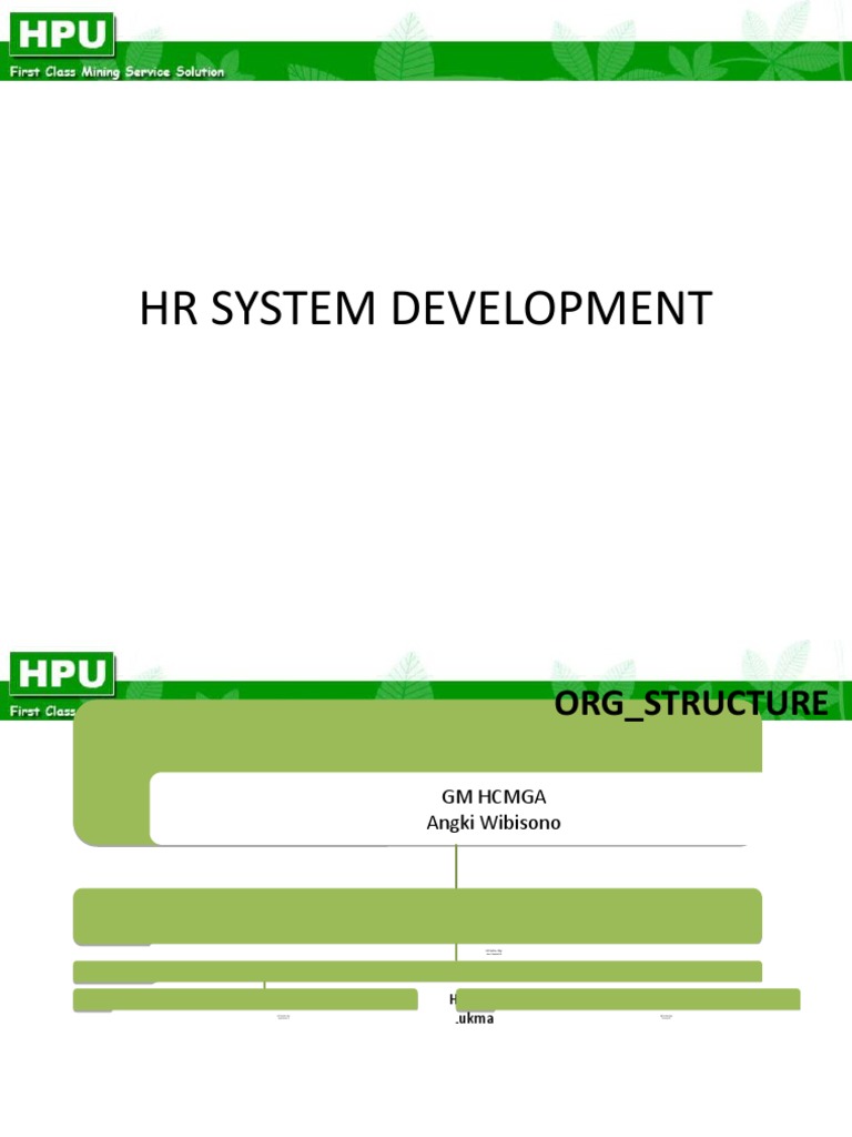 HR SYSTEM DEVELOPMENT - Ovr | PDF | Industrial And Organizational ...