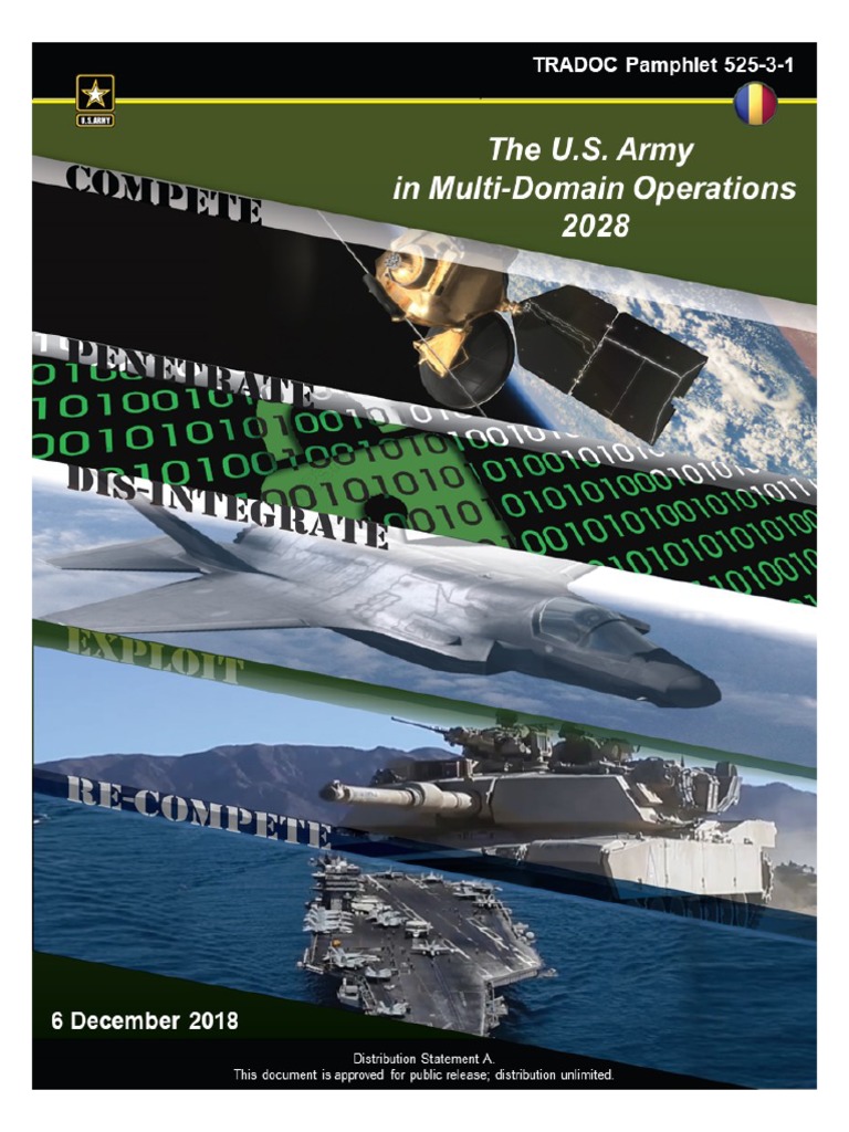 TP525-3-1 The US Army in Multi Domain Operations 2018 | PDF | Military ...