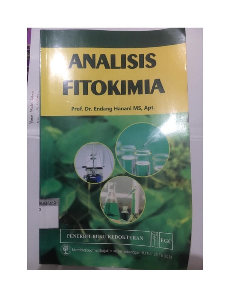 Buku Analisis Fitokimia | PDF
