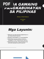 Mga Hamon at Pagtugon Sa Mga Gawaing Pangkabuhayan | PDF