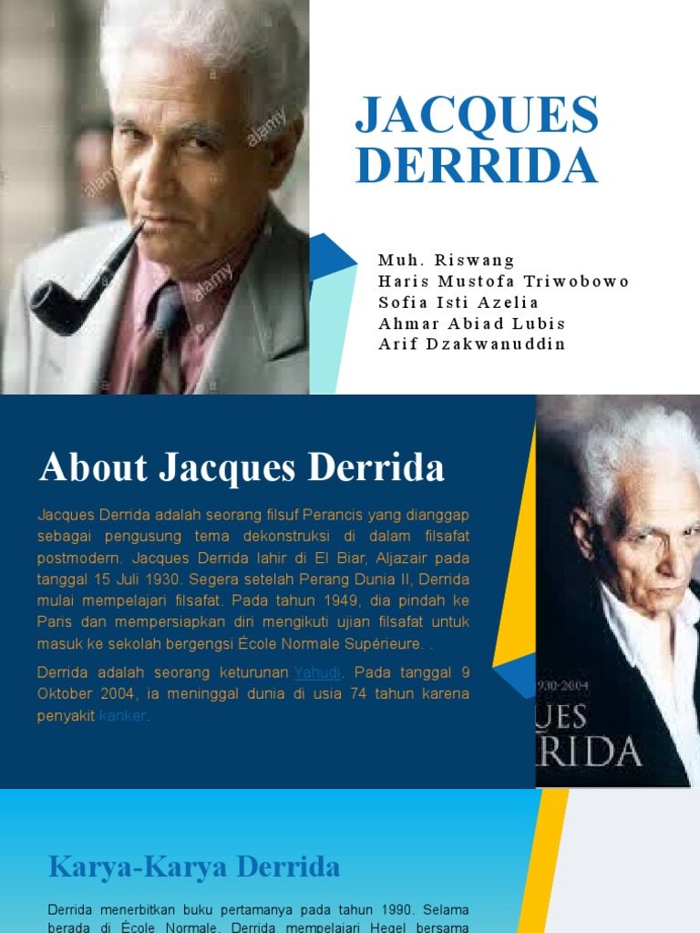 Jacques Derrida | PDF